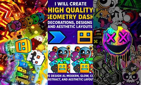 Create High Quality Geometry Dash Decorations Designs And Aesthetic