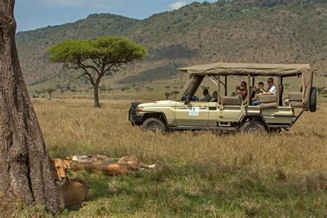 African Safari Jeep Side View