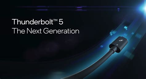 Intel Shows Off Thunderbolt 5 Delivers 80 Gigabits Per Second Support