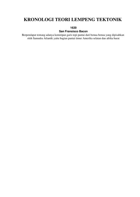 Docx Tectonic Plate Theory Dokumentips