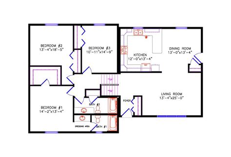 Ranch 2430 Tri Level By Timberlake Homes
