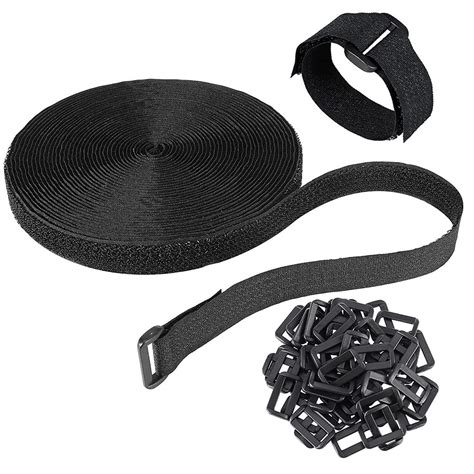 Hasthip® Cable Organiser Cable Ties Strap Adjustable Multipurpose
