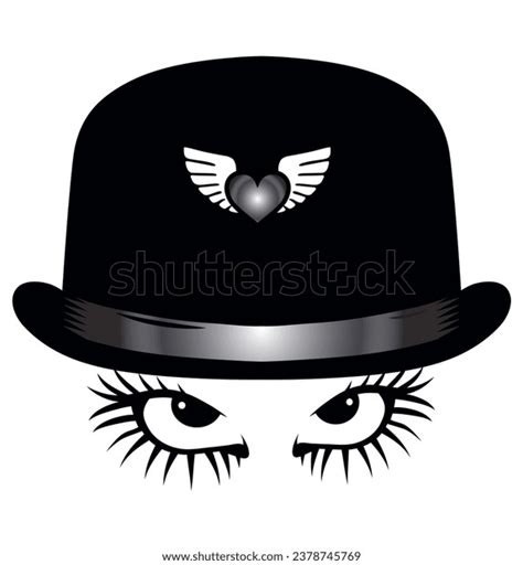Hat Nice Eyes Logo Design Vector Stock Illustration 2378745769 Shutterstock