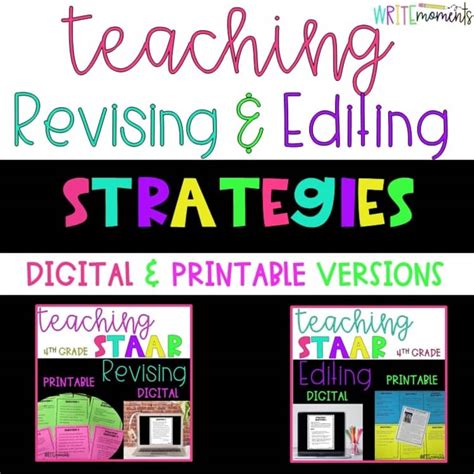 Staar Revise And Edit Question Strategies By Write Moments Tpt
