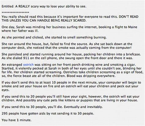 Chain Emails Popular In 2004 18 Pics