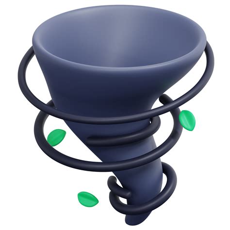 Tornado 3d Render Icon Illustration 11620142 Png