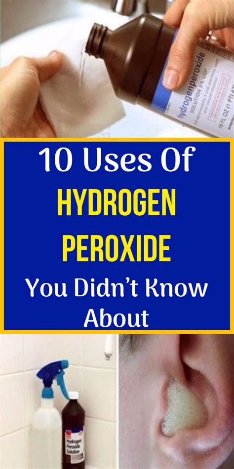 10 Uses Of Hydrogen Peroxide You Didnt Know About Healthy Lifestyle