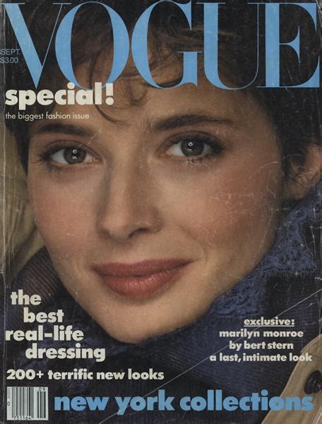 Vogue — September 1982 Isabella Rossellini Makeup Isabella Rossellini Photoshoot Linda