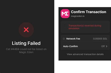 Constant Error On Magic Eden I Dont Know What To Do R Solana