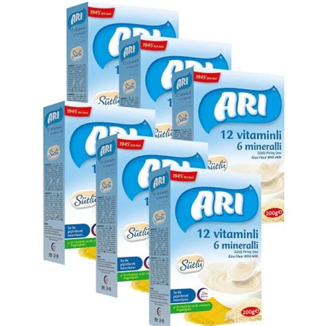 Arı Mama Sütlü Pirinç Unu 200 Gr X 6 Adet Fiyatı Tr