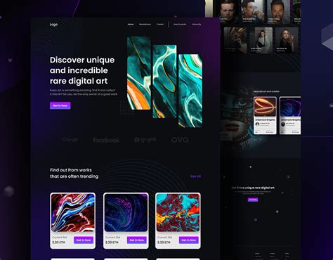 Nft Ui Design Template On Behance