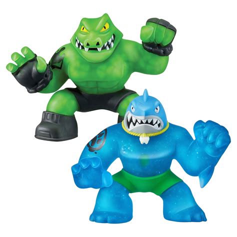 Heroes Of Goo Jit Zu Toys Versus 2 Pack Action Figures Thrash Vs