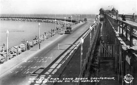 The 3800 Foot Long Rainbow Pier In Long Beach California Martin