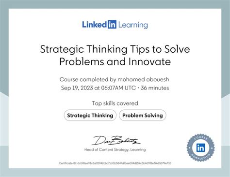 Mohamed Abouesh On Linkedin Certificate Of Completion