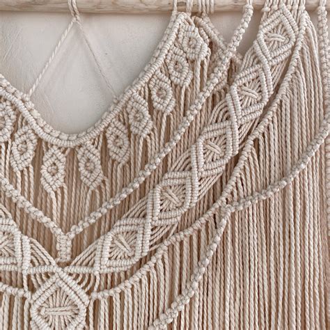 Large Macrame Wall Hanging Pattern Pdf Detailed Step By Step Etsy