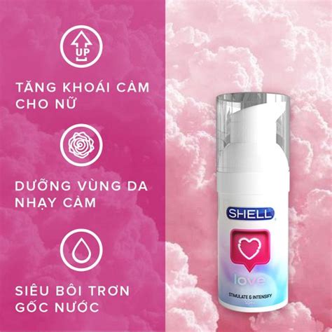 Gel Bôi Trơn Tăng Khoái Cảm Nữ Shell Love Chai 50ml Bt007