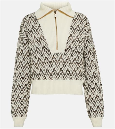 Missoni Zig Zag Wool Blend Sweater Missoni