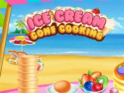 Ice Cream Cone Cooking — Free Online Game Sgames
