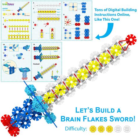 Brain Flakes® 500pcs Interlocking Plastic Disc Set