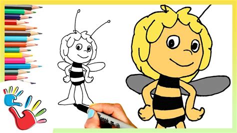 How To Draw Maya From Maya The Bee Easy Step By Step Tutorial For