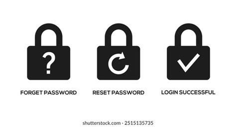 Forgot Reset Login Password Photos Images And Pictures Shutterstock