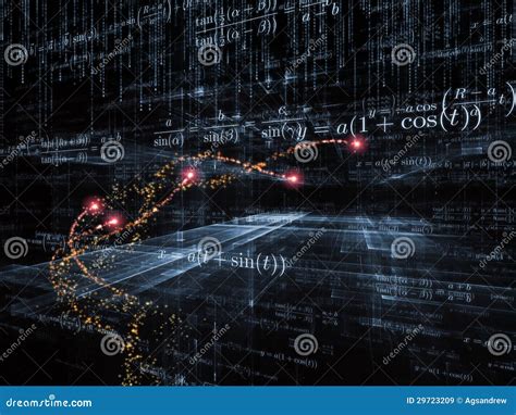 Lights Of Mathematics Stock Illustration Illustration Of Data 29723209