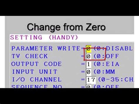 Changing Parameters On A Fanuc Control YouTube
