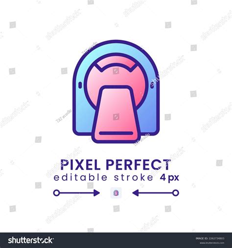 Mri Machine Gradient Fill Desktop Icon Stock Vector Royalty Free 2262734803 Shutterstock