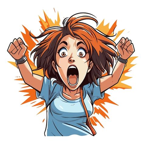 Yelling Chibi Girl Pin Page
