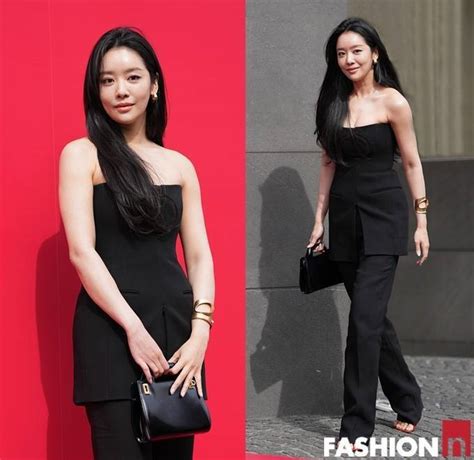 패션엔 [패션엔 포토] 차주영 ‘더글로리 그대로 파격 노출의 오프숄더 슈트룩