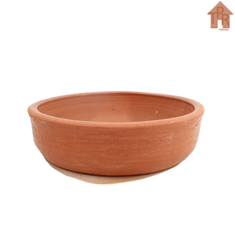 Jual Terakota Pot Bunga Tanah Liat Bonsai Ceper D25 Shopee Indonesia