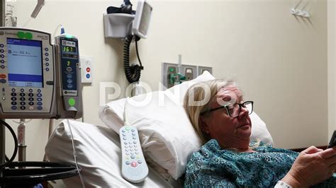 Chemotherapy Patient In Bed