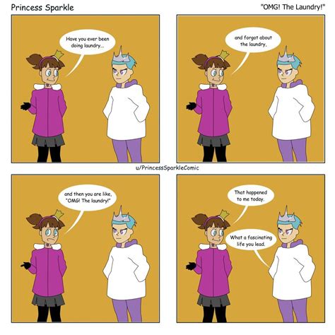 Princess Sparkle Omg The Laundry Scrolller