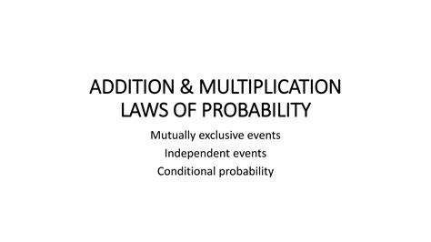 Addition Multiplication Lawspptx