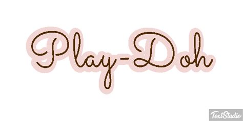 Play Doh Marca Desenhos De Logotipo Em  Animado