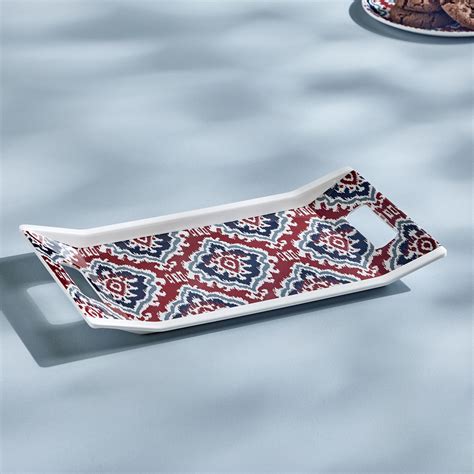 Buy Meadows Theme Melamine Printed Serving Tray 30x18cm From Home Centre At Just INR 299 0