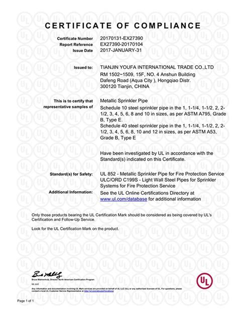 Red Welded And Seamless Fire Fighting Steel Pipe Youfa International