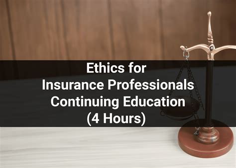 Ethics For Insurance Professionals 4 Hours Tsi Insurance License