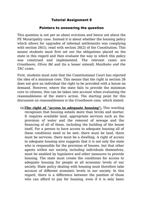 Exam 1 August 2017 Answers Tutorial Assignment 8 Pointers To