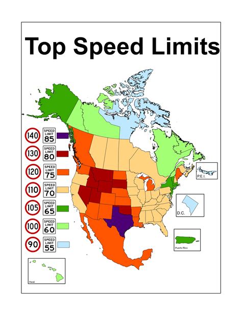 Top Speed Limits Per Stateprovince In North America Rmapporn