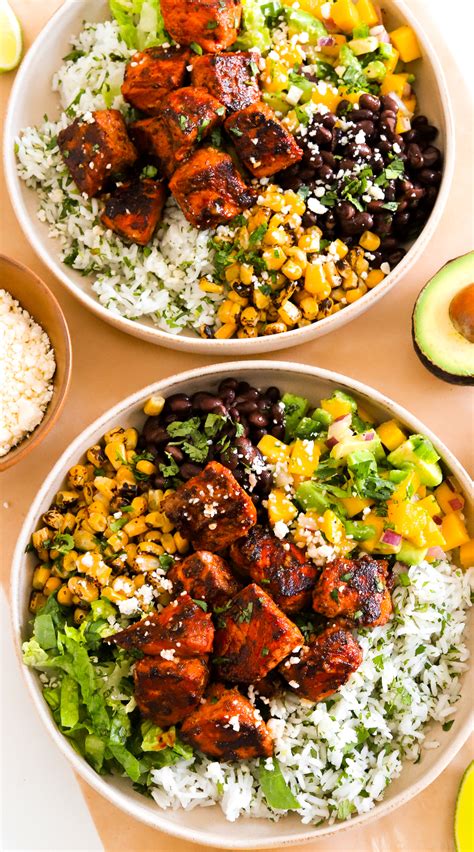 Chipotle Salmon Bowls Moribyan
