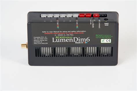 LumenDimM Micro Channel CRMX Wireless Dimmer External Antenna Litepix