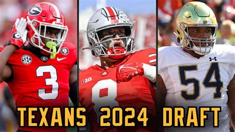 Houston Texans 2024 Draft Class Youtube