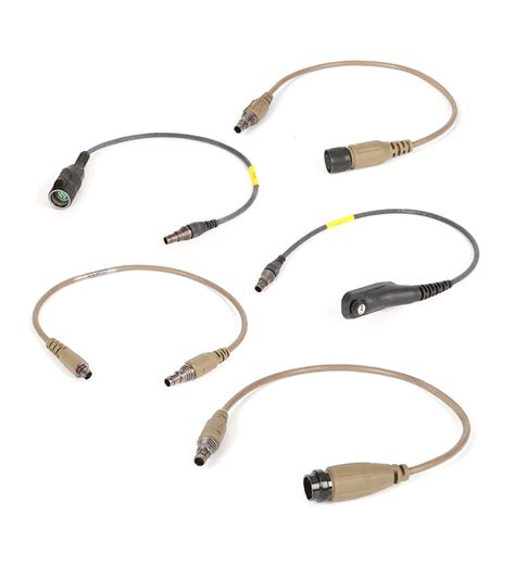 Ops Core Modular Ptt Radio Adapter Cables