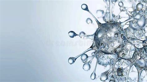 Microscopic Virus Particle 3d Rendering Detailed Surface Structures