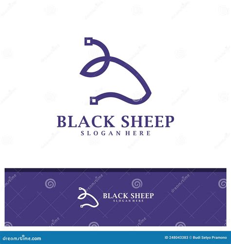 Head Sheep Logo Design Vector Creative Sheep Logo Concepts Template