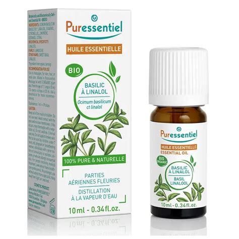 Huile Essentielle Basilic Bio Puressentiel Complément Alimentaire