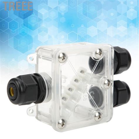 Treee กล่องรวมสัญญาณ 3 ทาง Ip68 กันน้ำสำหรับอุตสาหกรรมกลางแจ้ง Shopee