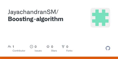 Github Jayachandransm Boosting Algorithm
