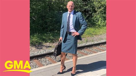 Straight Married Dad Wears Heels And Skirt As A ‘statement Of Power